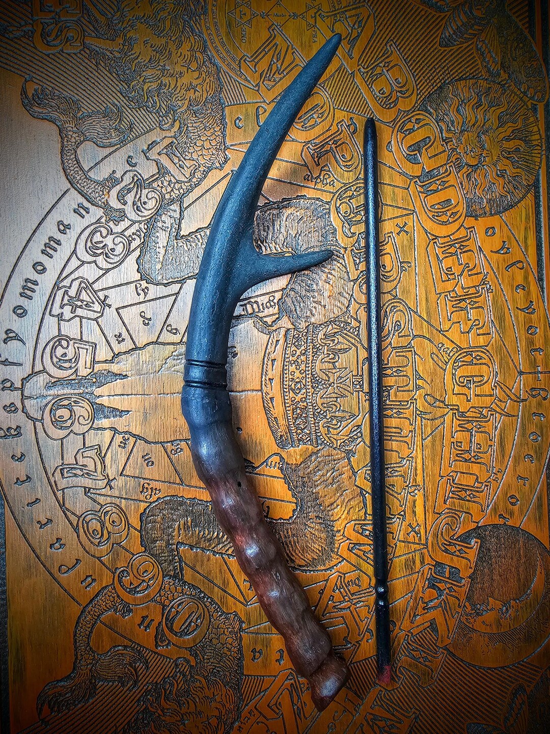 Ritually Prepared Collapsible Stag Horn Wand - Etsy