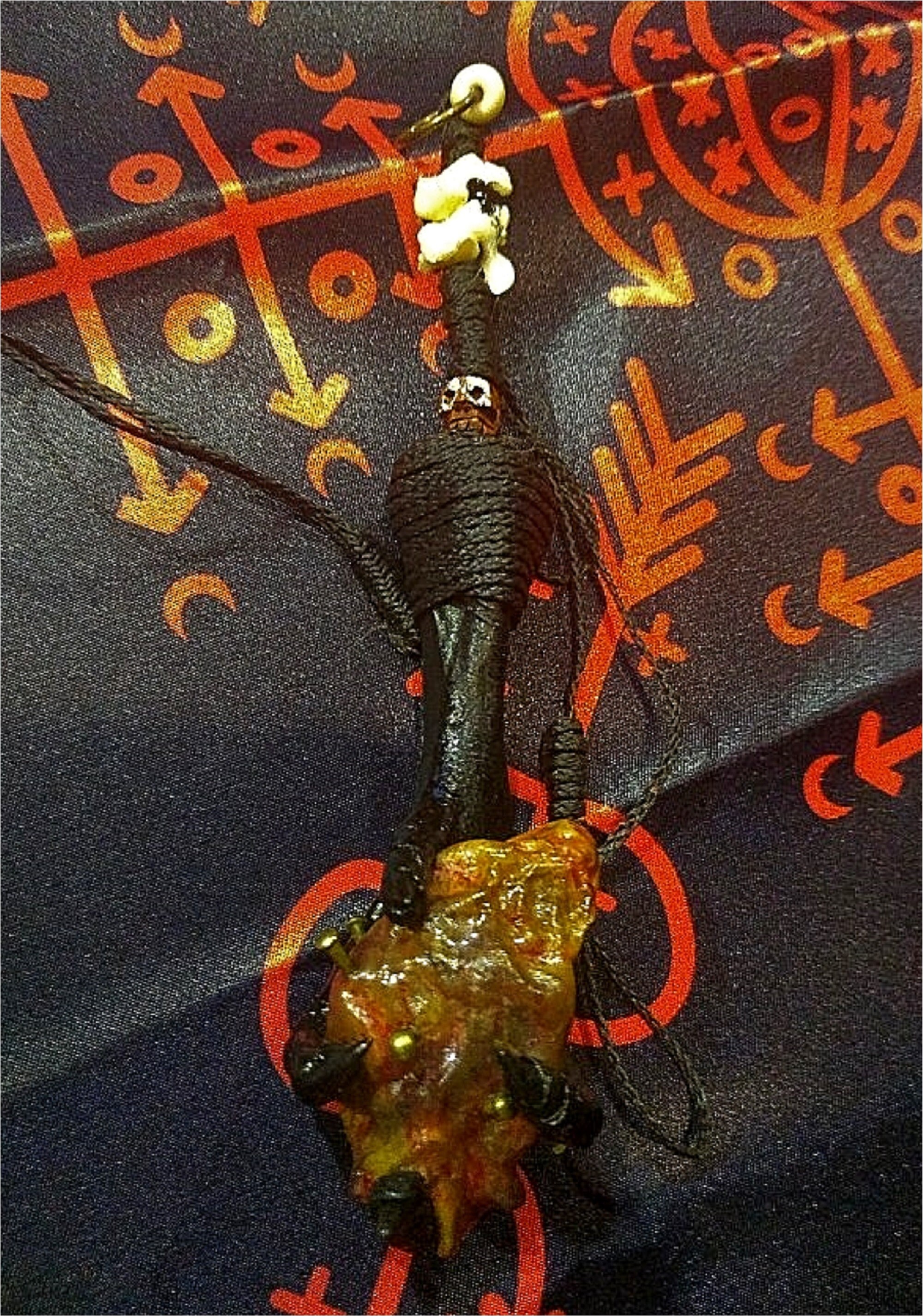 Chicken Foot / Heart Charm Voodoo Santeria - Etsy