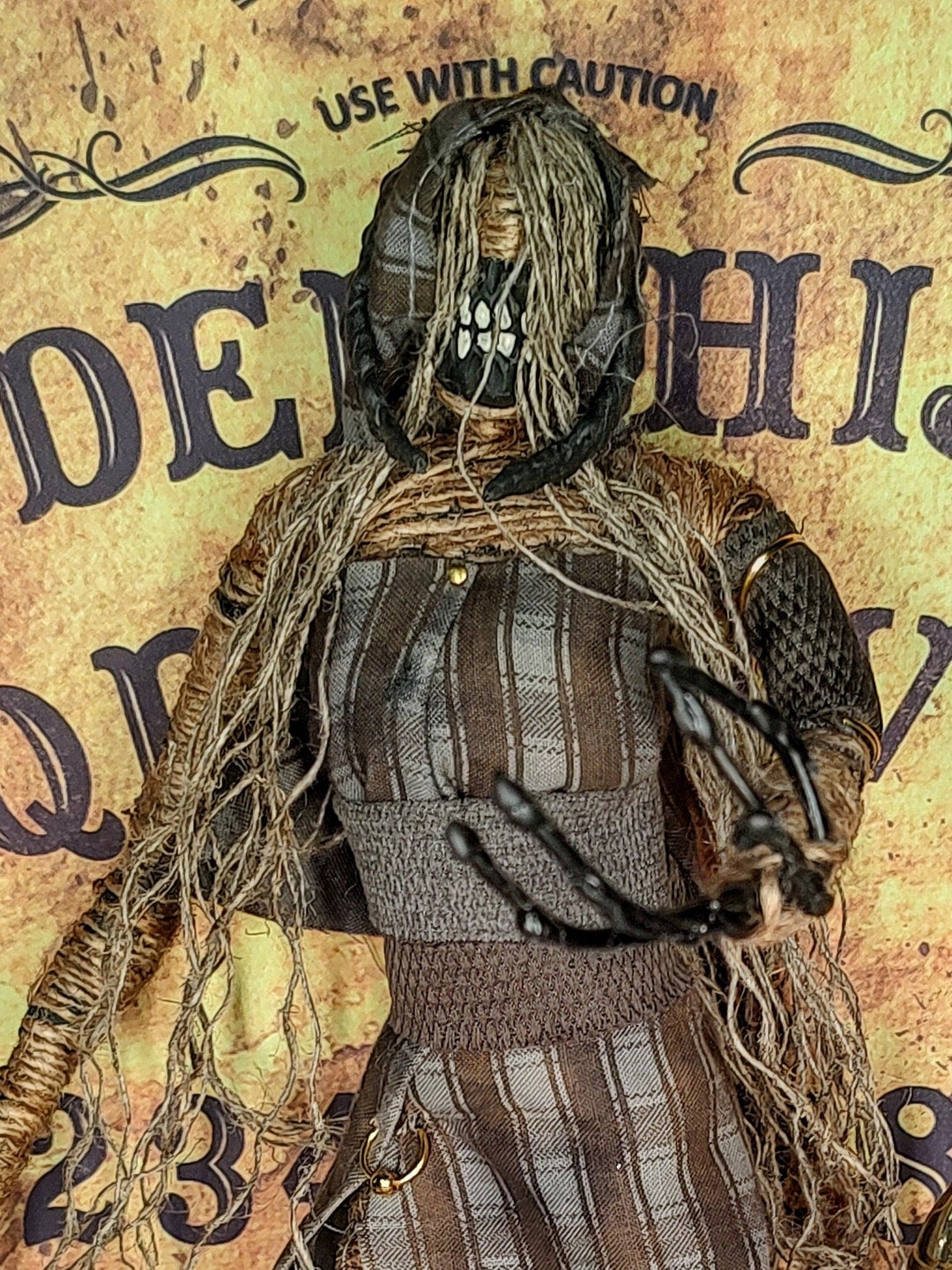 Large Voodoo Wiccan Altar Doll Poseable Witch - Etsy