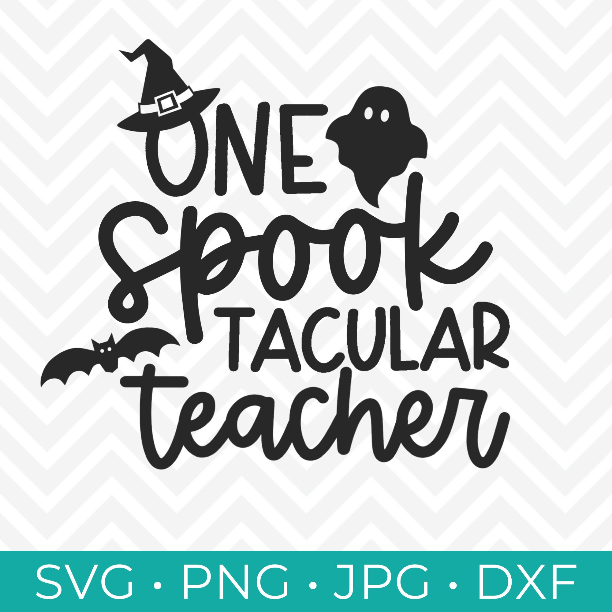One Spooktacular Teacher SVG Halloween Svg Teacher | Etsy
