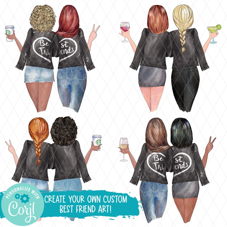 Editable Best Friend Card Best Friend Card Personalized Best | Etsy