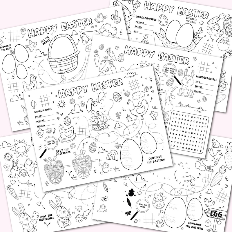 Easter Placemats - Etsy