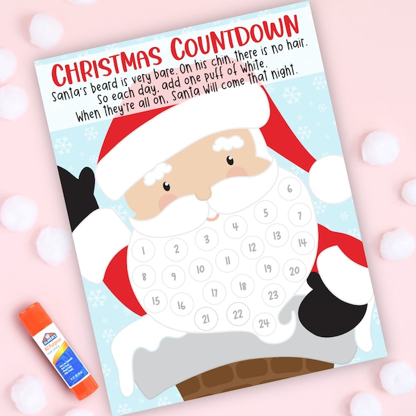 Santa Countdown - Etsy