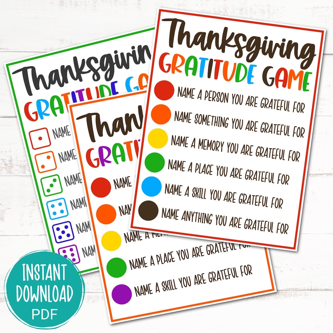 Thanksgiving Gratitude Game M&M Gratitude Game Skittles Gratitude Game ...