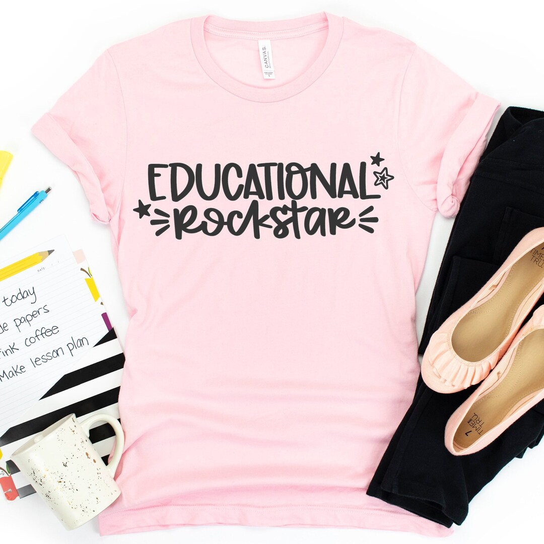 Educational Rockstar SVG - Educational Rockstar Cut File - Teacher SVG ...