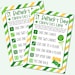 St. Patrick's Day Game Printable St. Patrick's Day Dice Game St ...