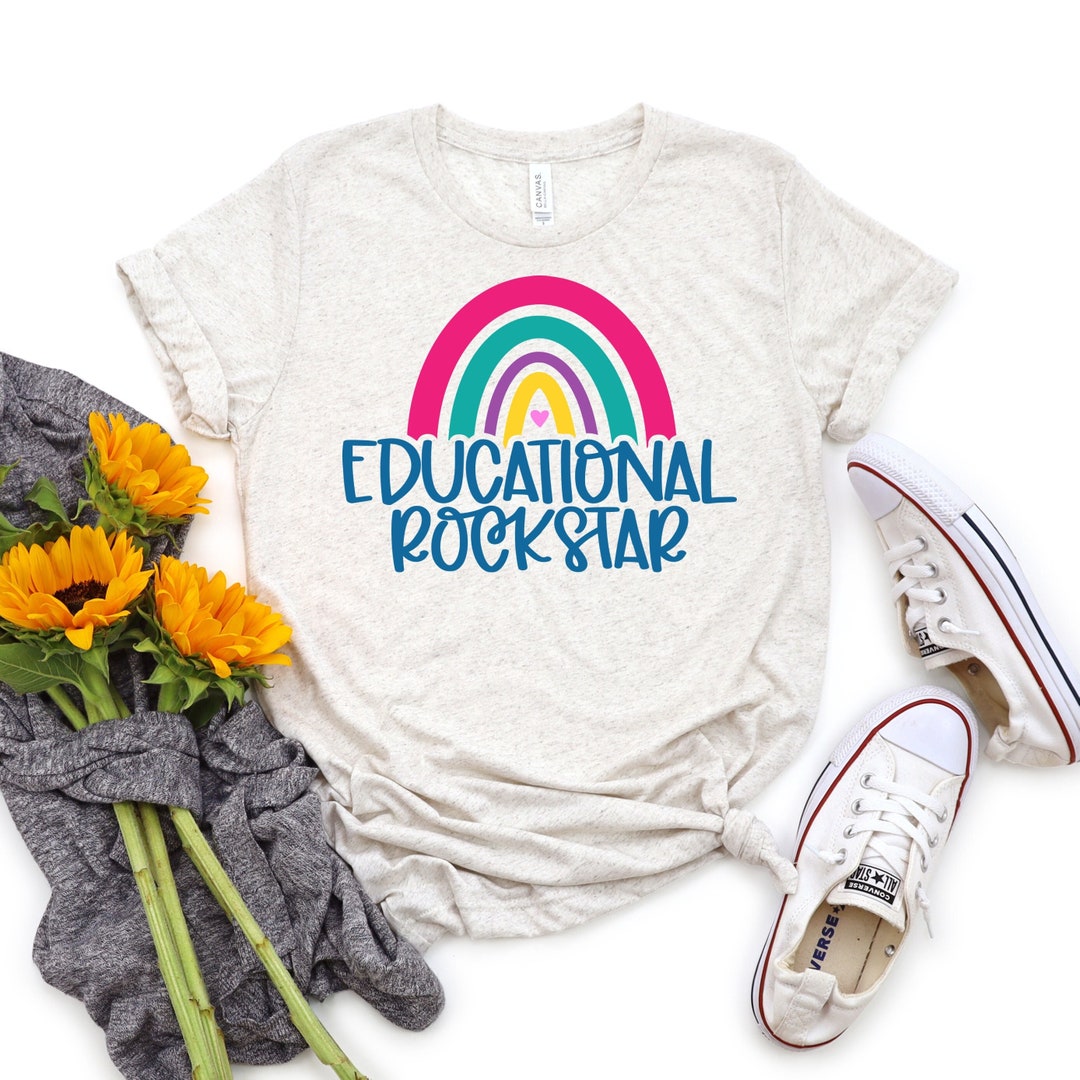 Educational Rockstar Rainbow SVG - Educational Rockstar Rainbow Cut ...