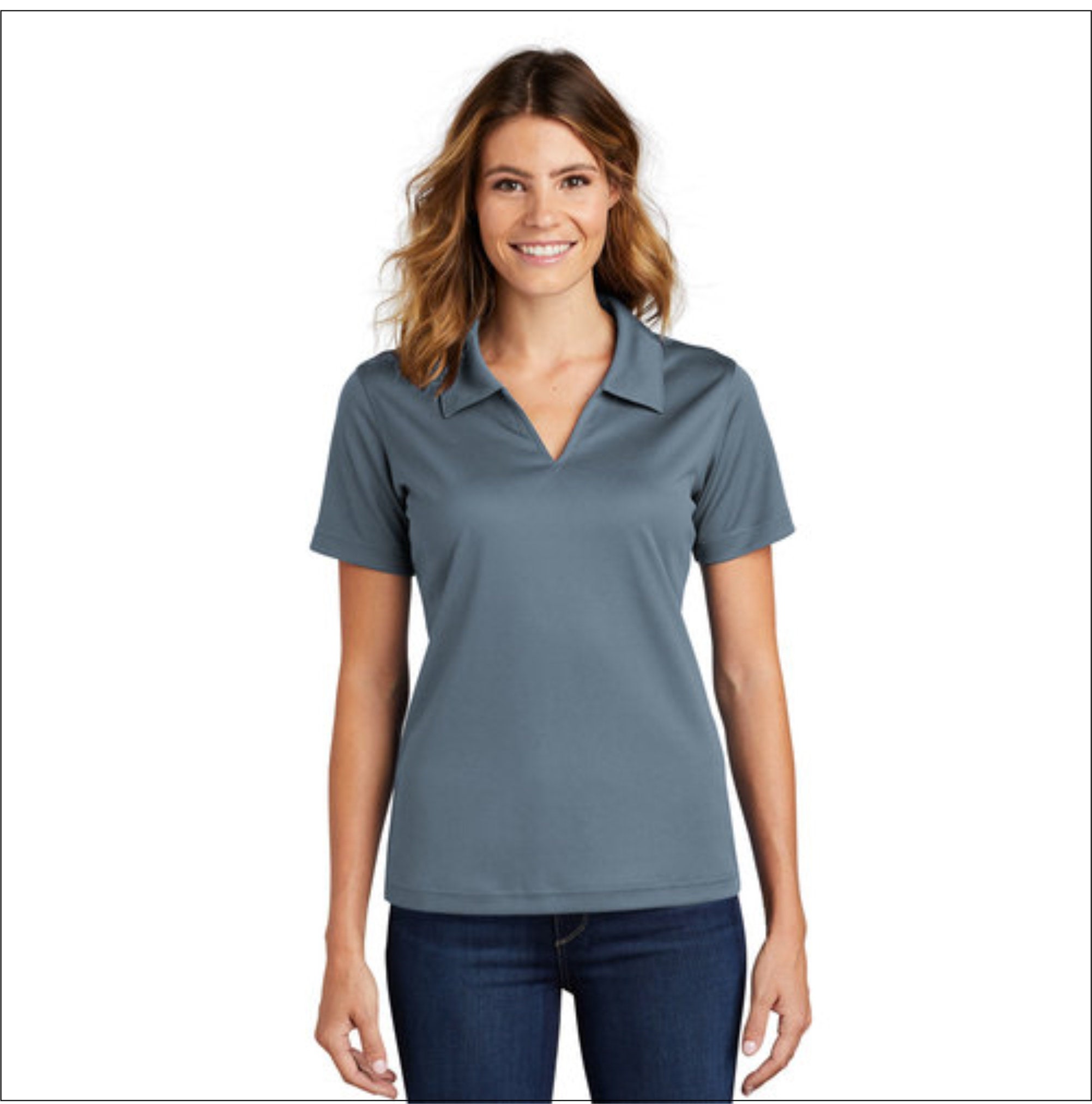 Sport Tech Moisture Wicking Polo With Customized Embroidered - Etsy