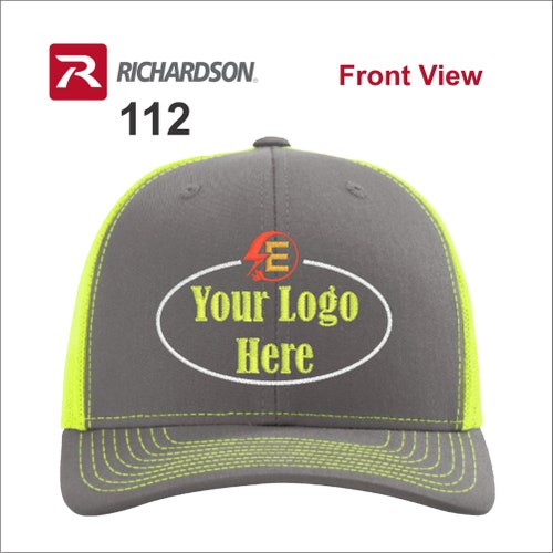 Richardson 112 Customized Embroidered Hats With Your Logo / - Etsy
