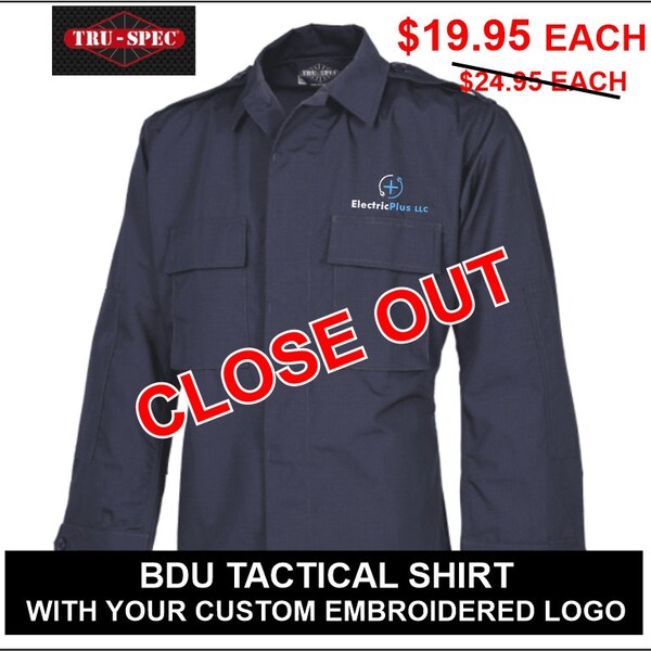 Logo Embroidered Long Sleeve Shirt - Etsy