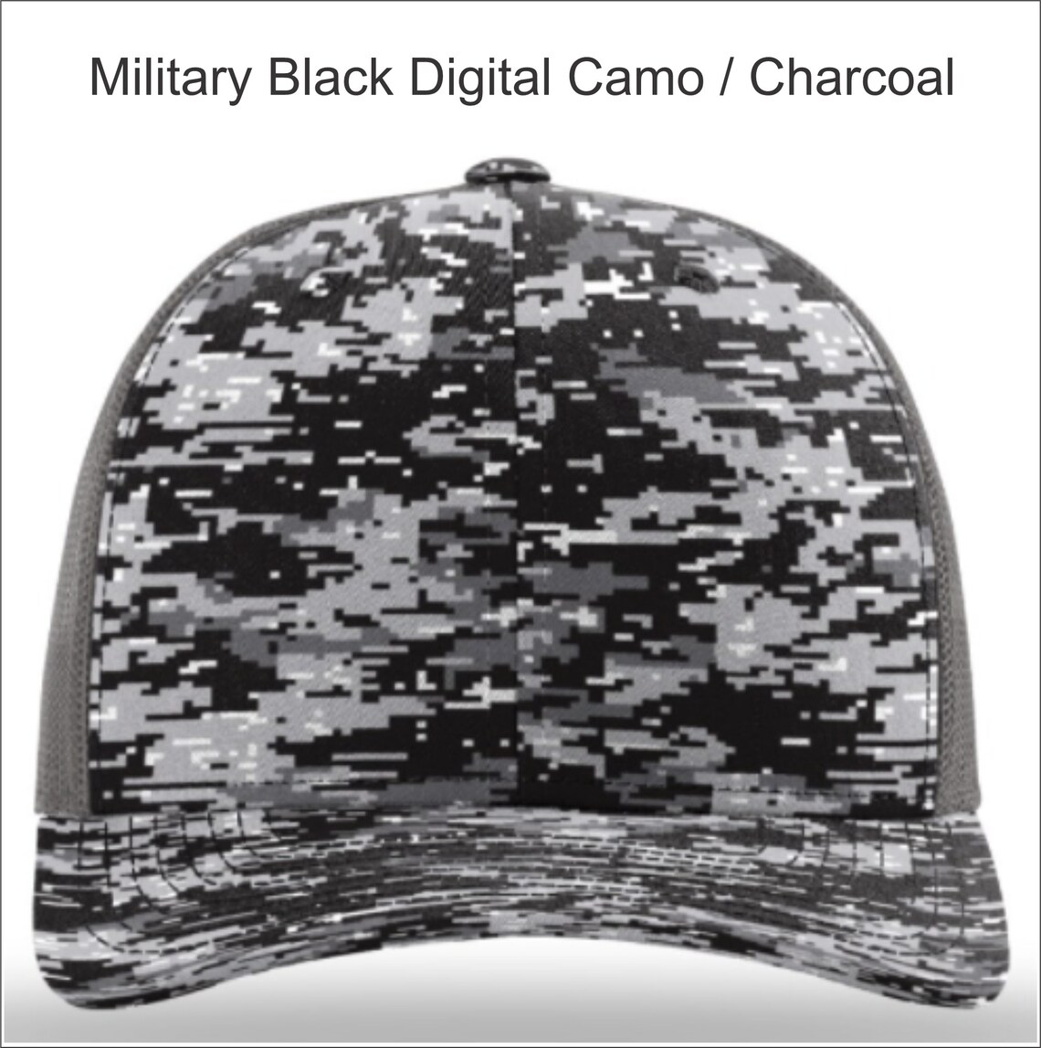 Richardson Sports 112P Camo Hats / Custom Embroidered With Your Design ...
