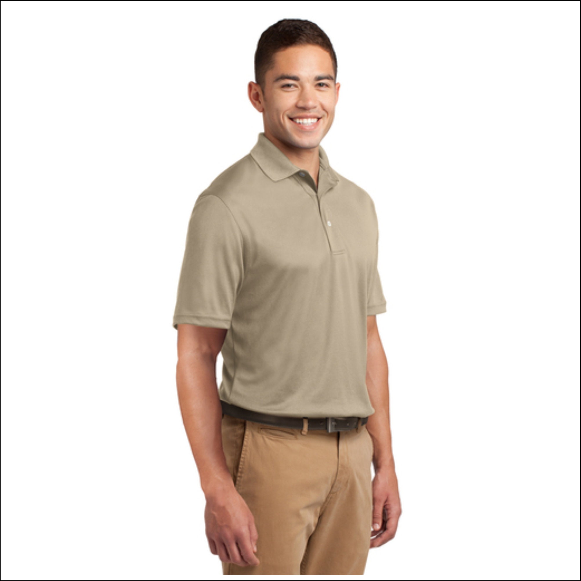Sport Tech Moisture Wicking Polo With Customized Embroidered - Etsy