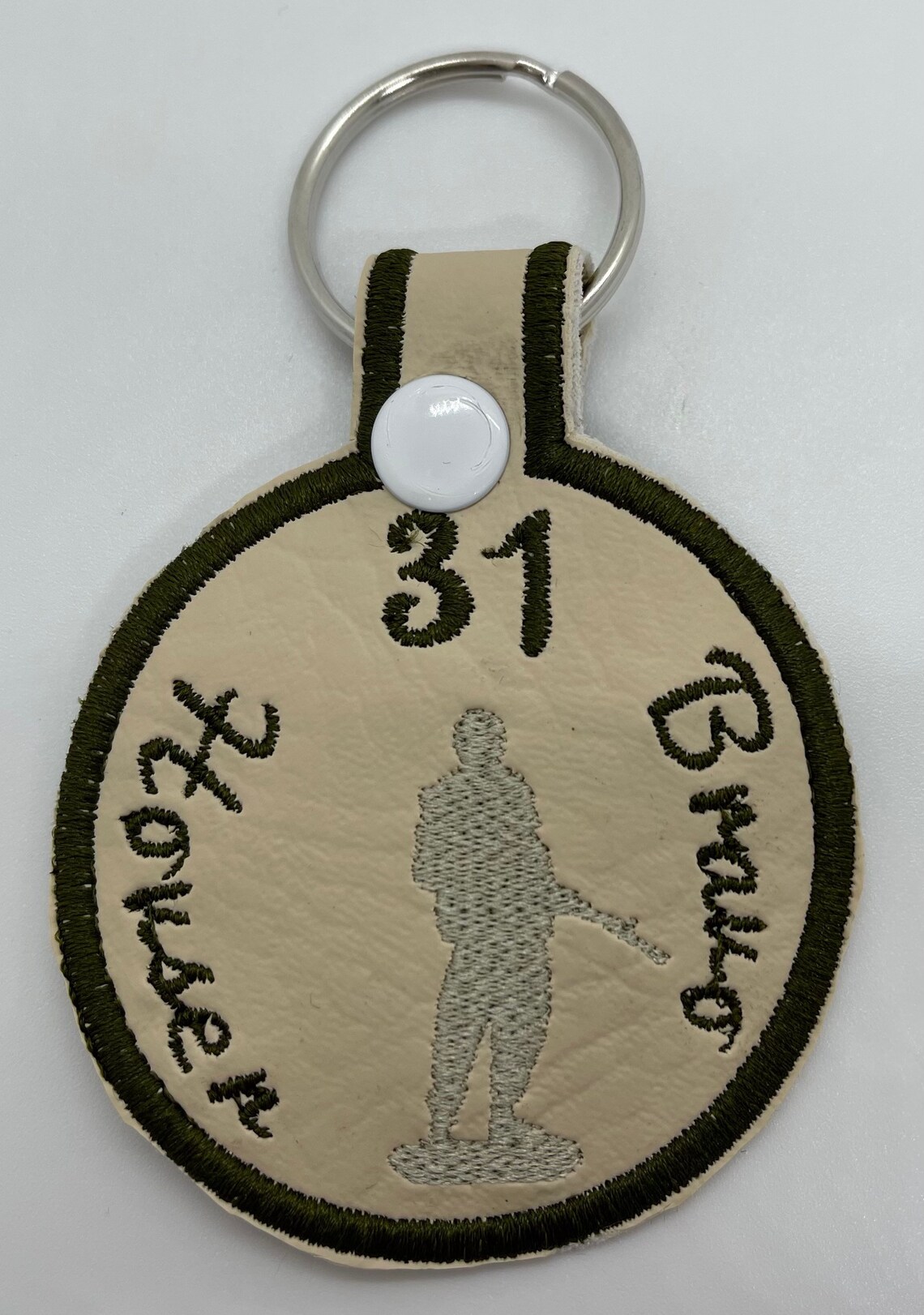 Personalized Army Unit Keychain | Etsy