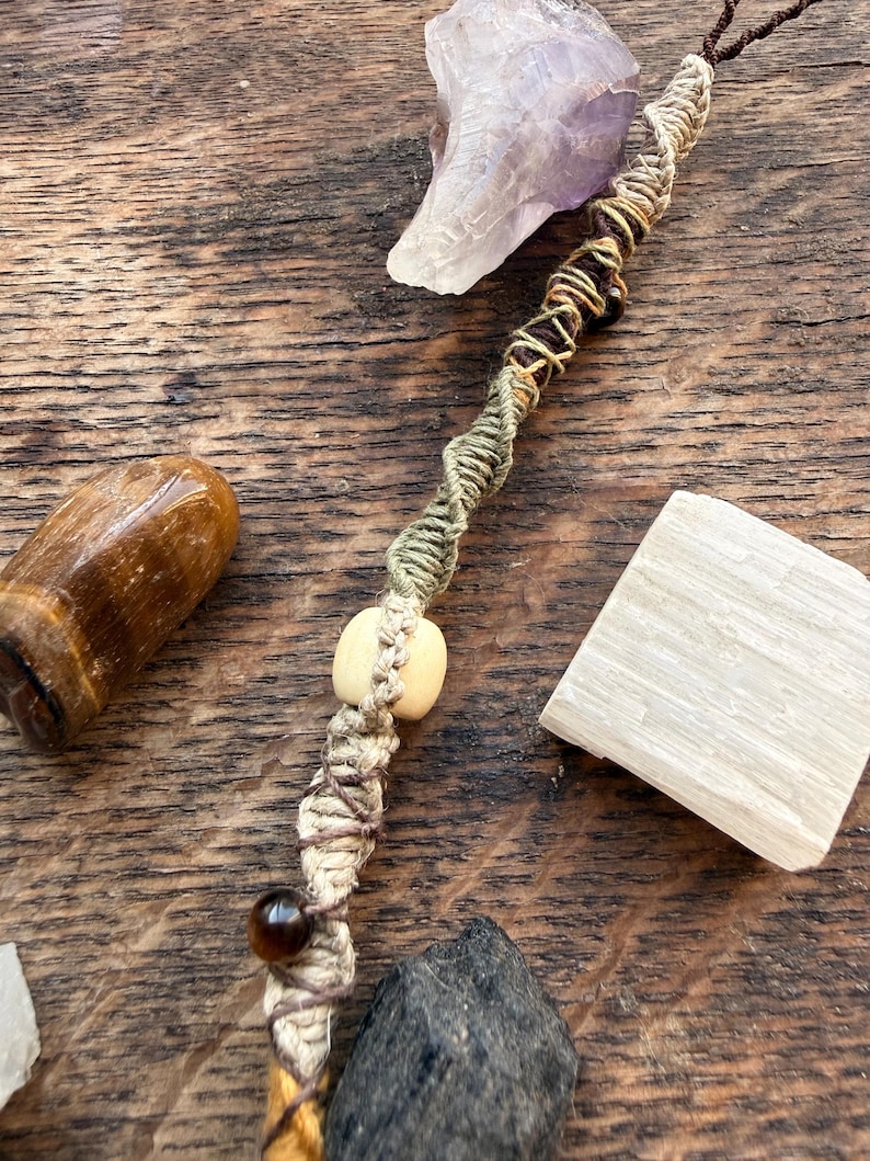 Makramee Hanf Hairwrap/Dreadlock Verlängerung 40cm - Etsy.de