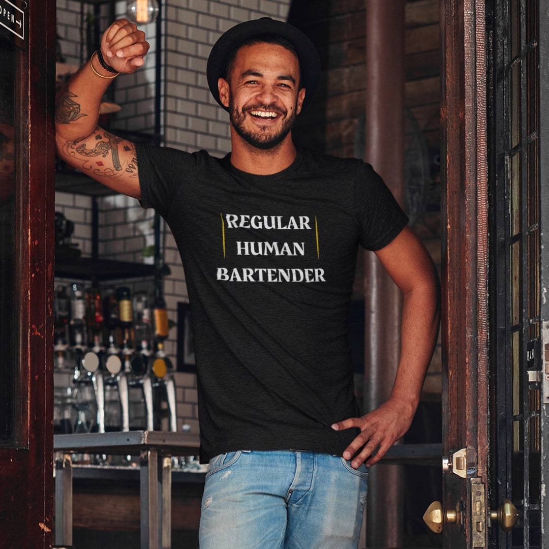 Regular Human Bartender Shirt/ What We Do in the Shadows - Etsy