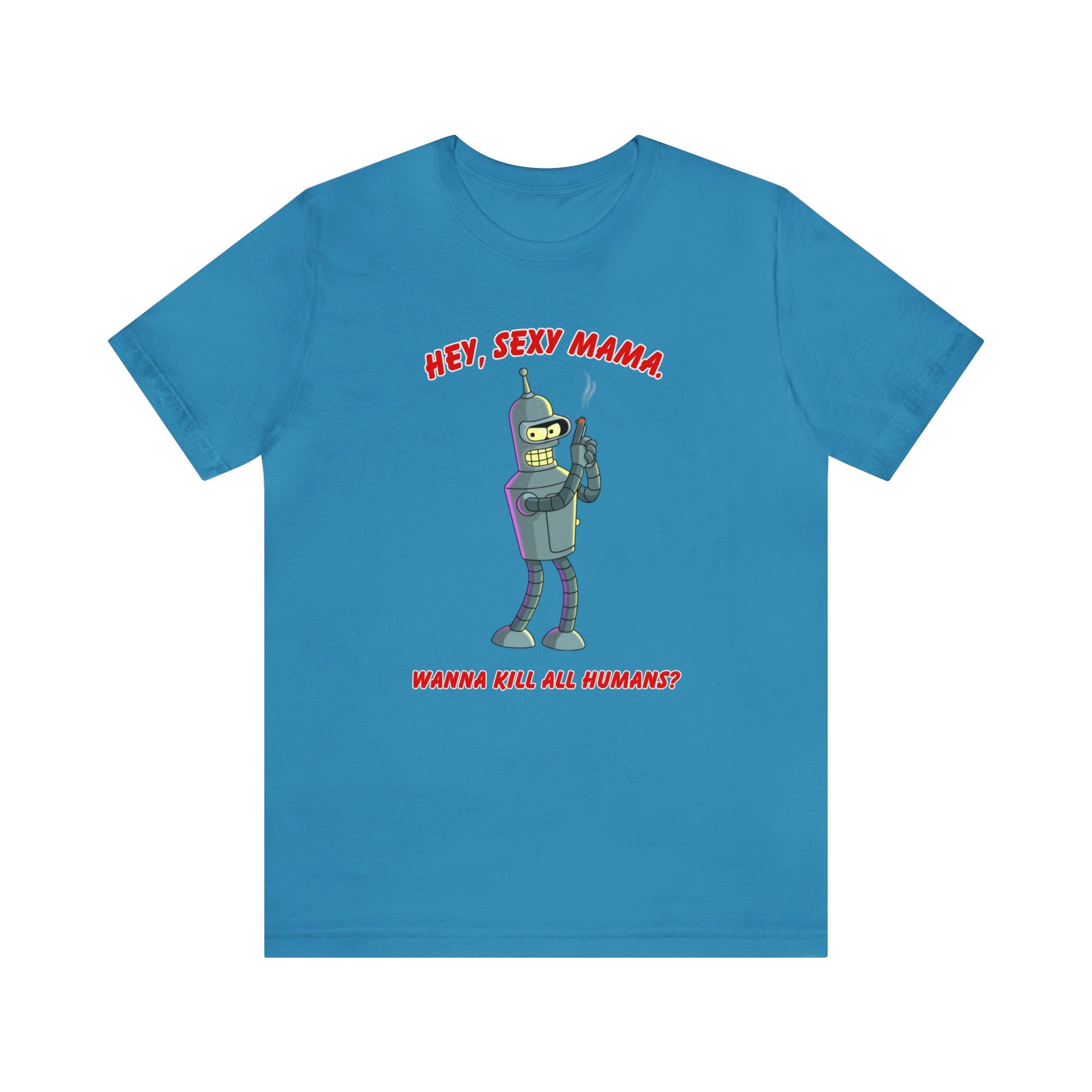 Bender Kill All Humans Shirt/futurama - Etsy
