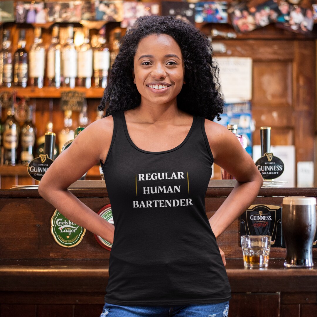 Regular Human Bartender Jackie Daytona Tank/ What We Do in the Shadows ...