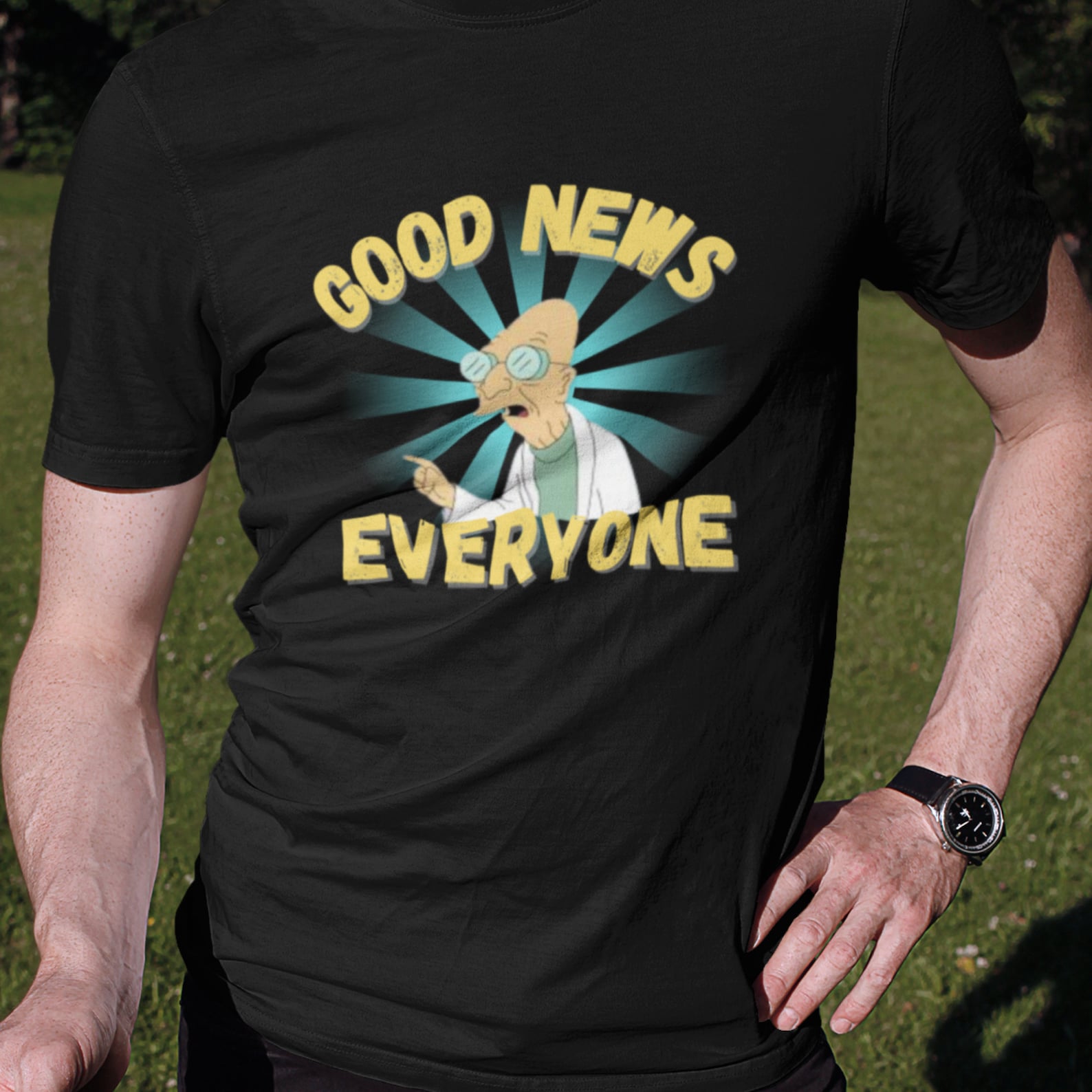 Good News Everyone Shirt/Futurama | Etsy