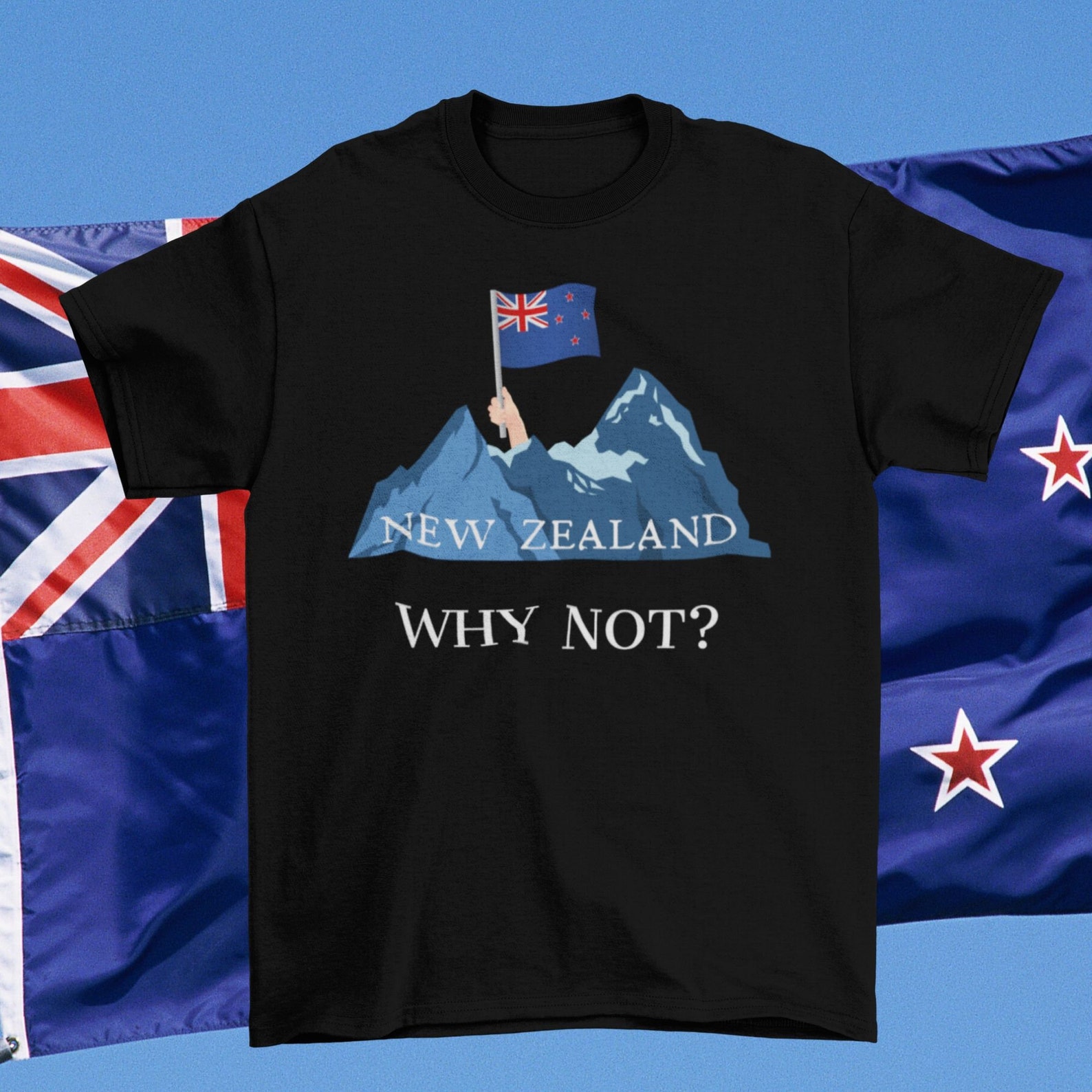 New Zealand Why Not Shirt/flight of the Concords Inspired Tee - Etsy