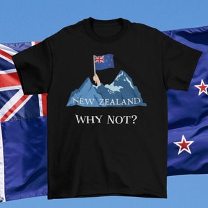New Zealand Why Not Shirt/flight of the Concords Inspired Tee - Etsy