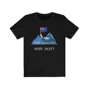 New Zealand Why Not Shirt/flight of the Concords Inspired Tee - Etsy