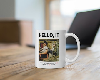 IT Crowd Moss Double Sided Did You See That Ludicrous - Etsy