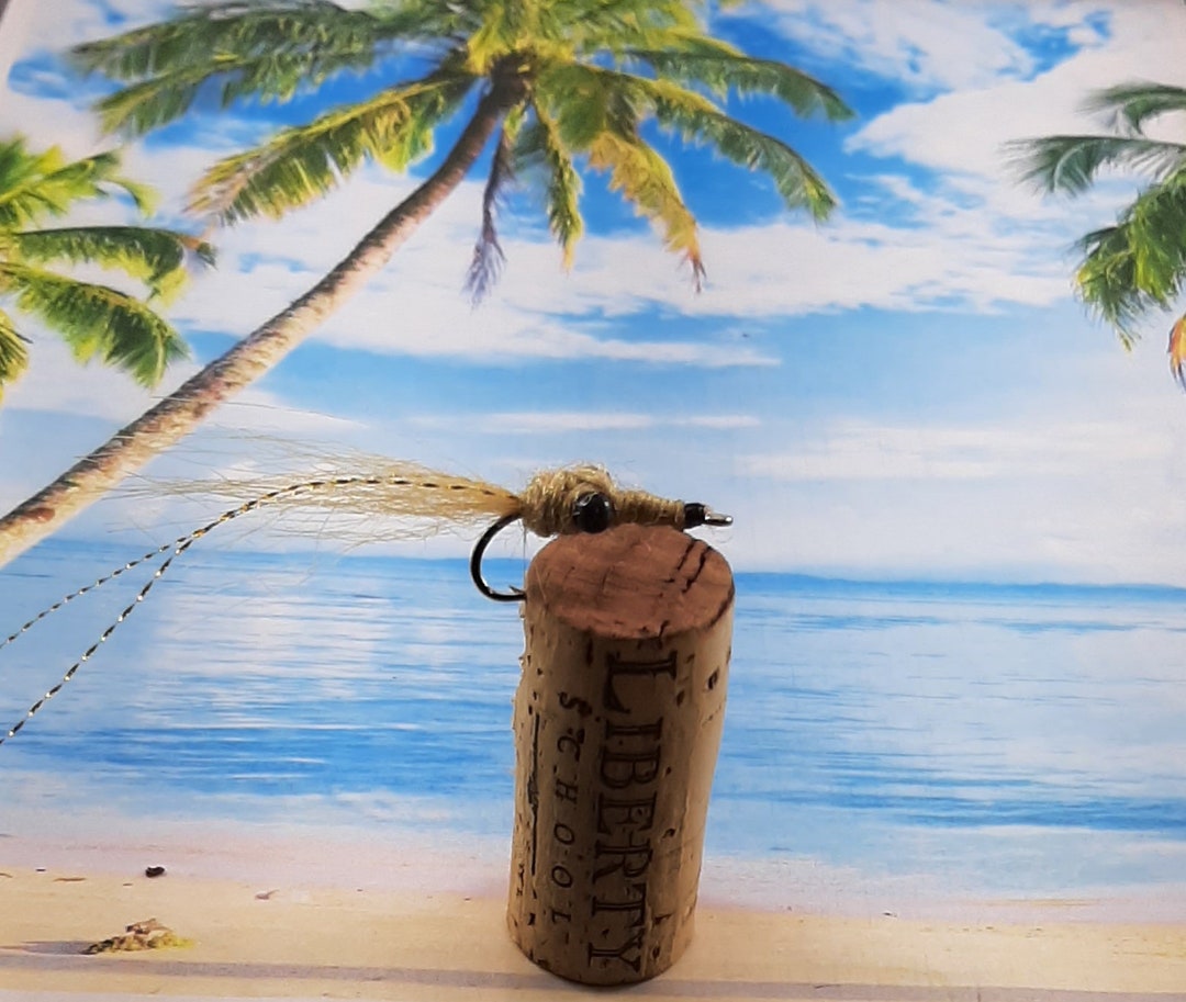 Bunny Bone Tan: Bonefish Fly - Etsy