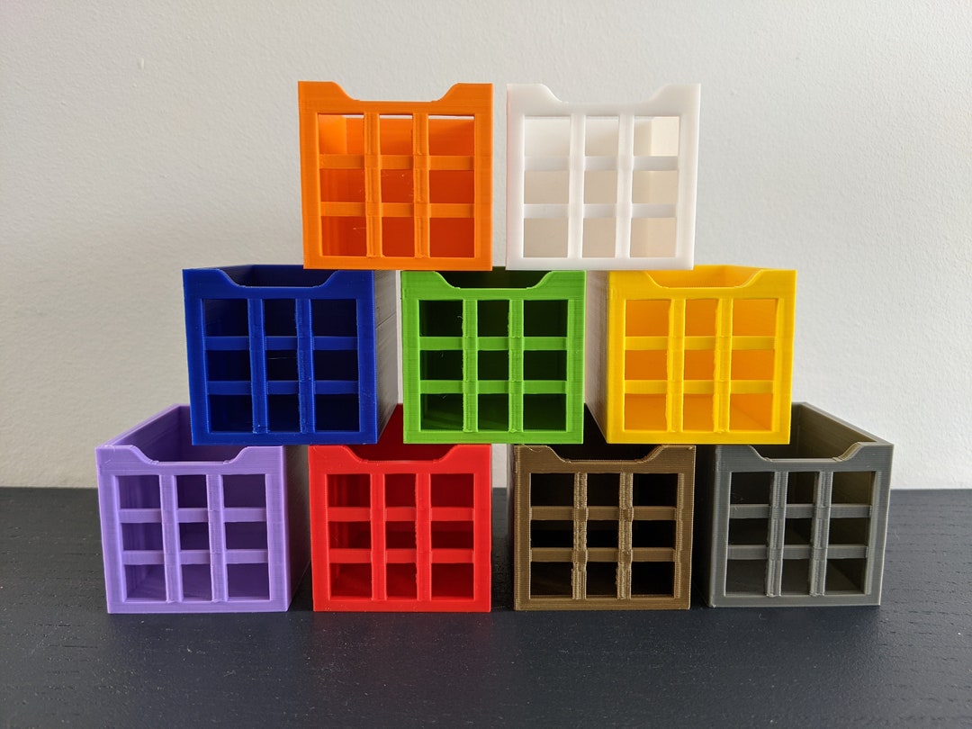 Baskets for Doll Cube Cuboid Cupboards | Shelves Shelving Unit 1/6 ...