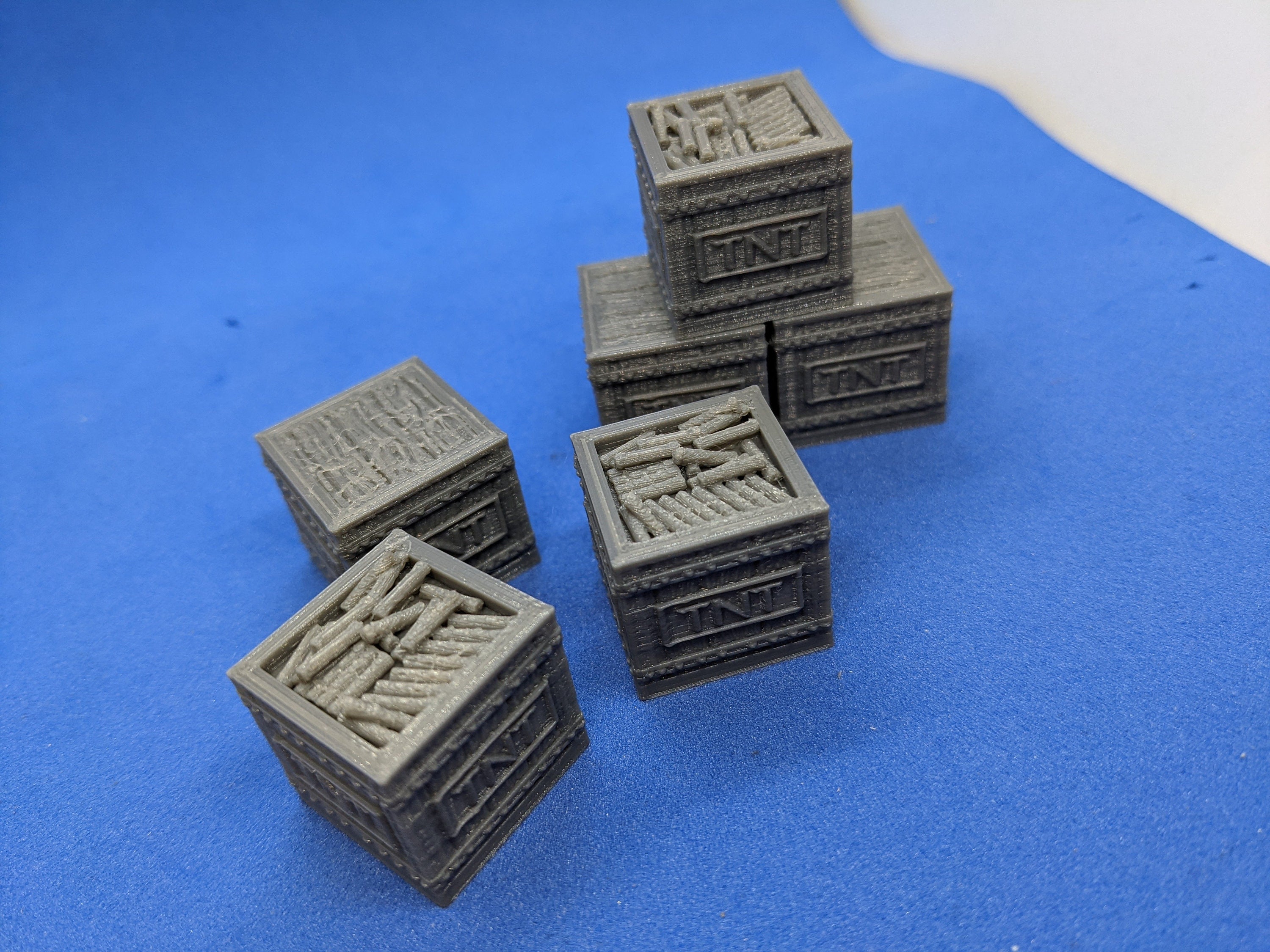 6x TNT Dynamite Crates Boxes 28mm 1:56 Model Scale Miniature | Etsy