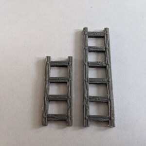 4x Ladders Pack Set | 28mm 1/56 Scale Miniature | Dnd Bolt Action D&D ...