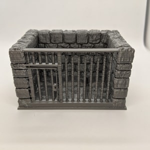 Jail Cell Stone Building Structure | 28mm 1:56 20mm Model Scale ...