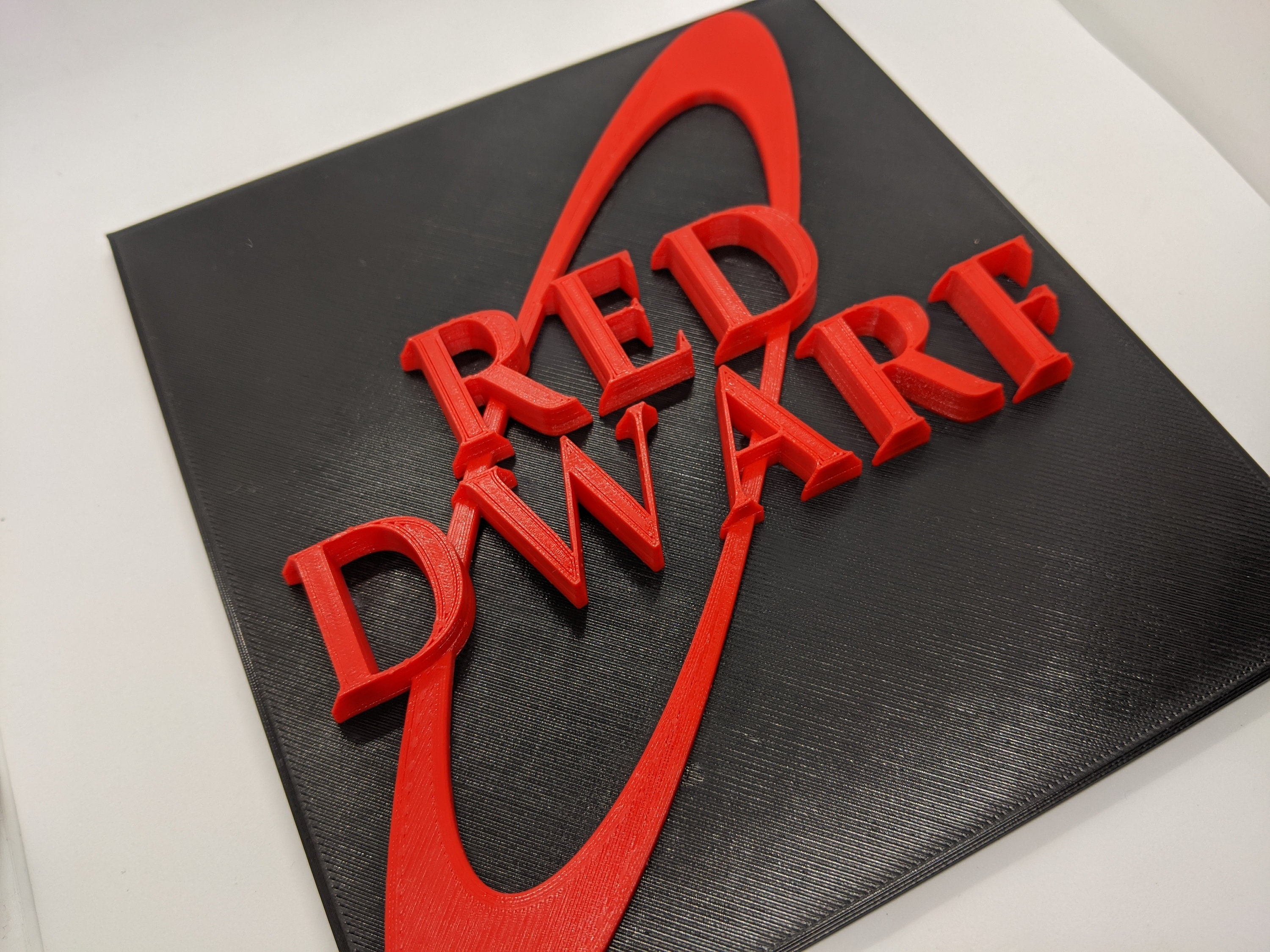 Red Dwarf Logo Sign Plaque Model Prop Replica Figurine | Etsy