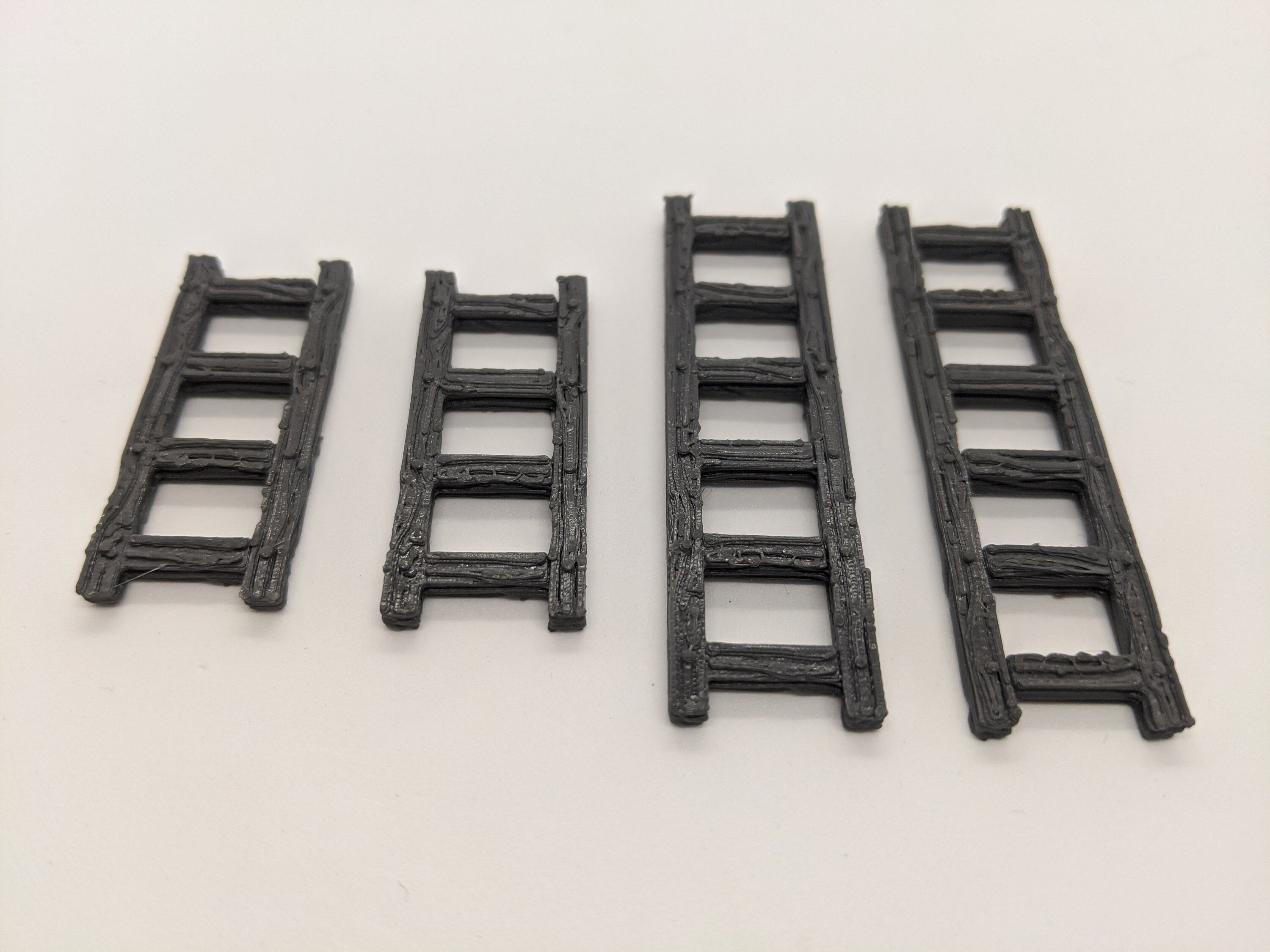 4x Ladders Pack Set | 28mm 1/56 Scale Miniature | Dnd Bolt Action D&D ...