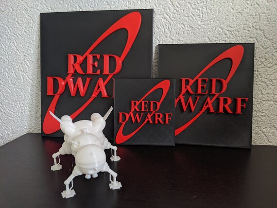 Red Dwarf Logo Sign Plaque Model Prop Replica Figurine - Etsy