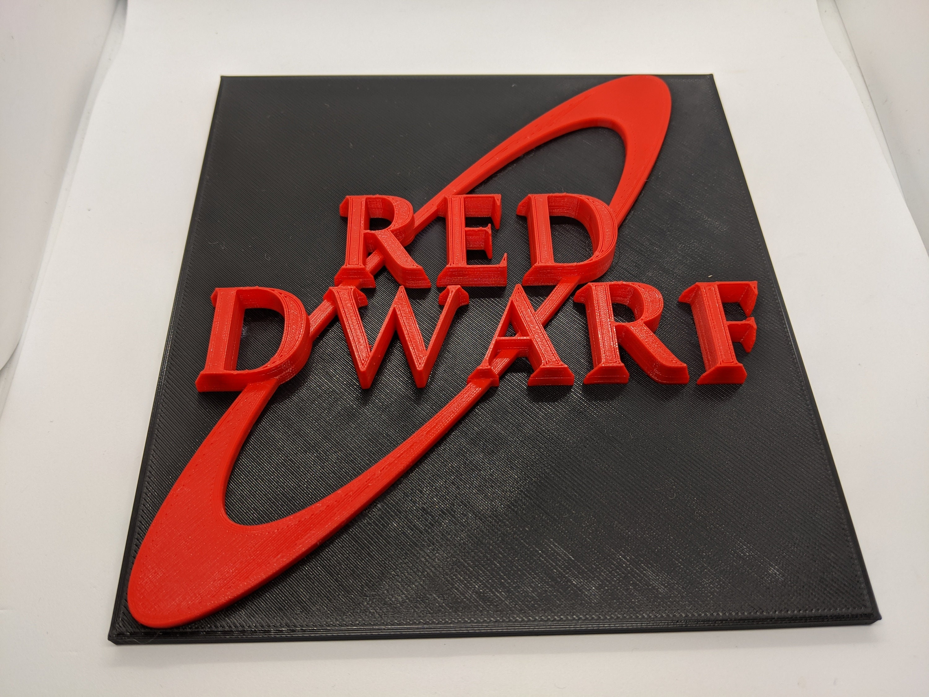 Red Dwarf Logo Sign Plaque Model Prop Replica Figurine | Etsy