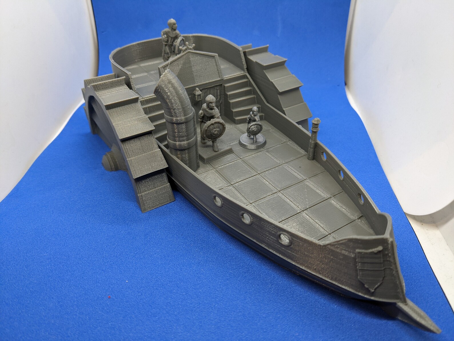 24cm Steam Boat Ship Fleet 28mm 1/56 Scale Miniature Dnd D&D - Etsy