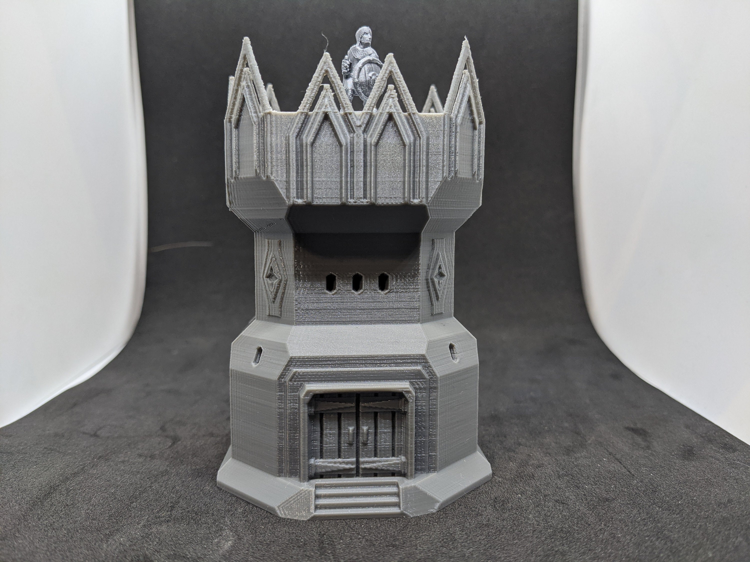 Dwarven Watchtower Building | 28mm 1/56 Scale Miniature Dnd | RPG ...