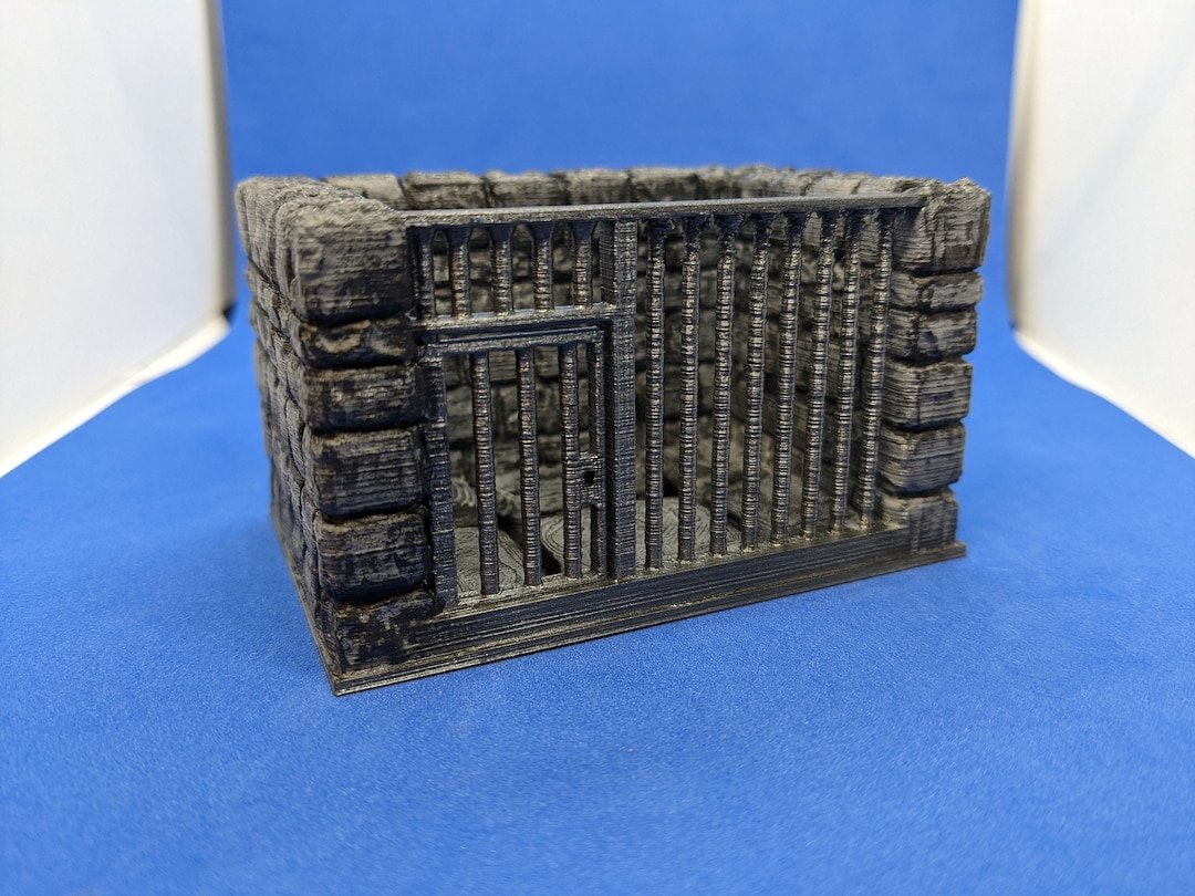 Jail Cell Stone Building Structure | 28mm 1:56 20mm Model Scale ...