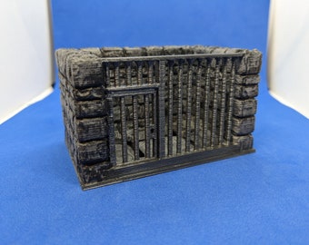 Wooden Cage D&D Dnd Dungeons and Dragons Wargaming 3D Printed Model ...