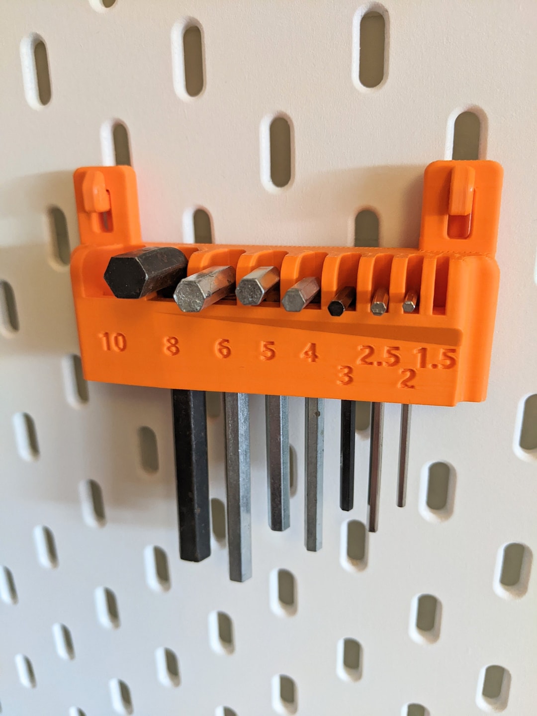 Hex Allen Key Holder for Ikea Skadis Various Colours Peg - Etsy