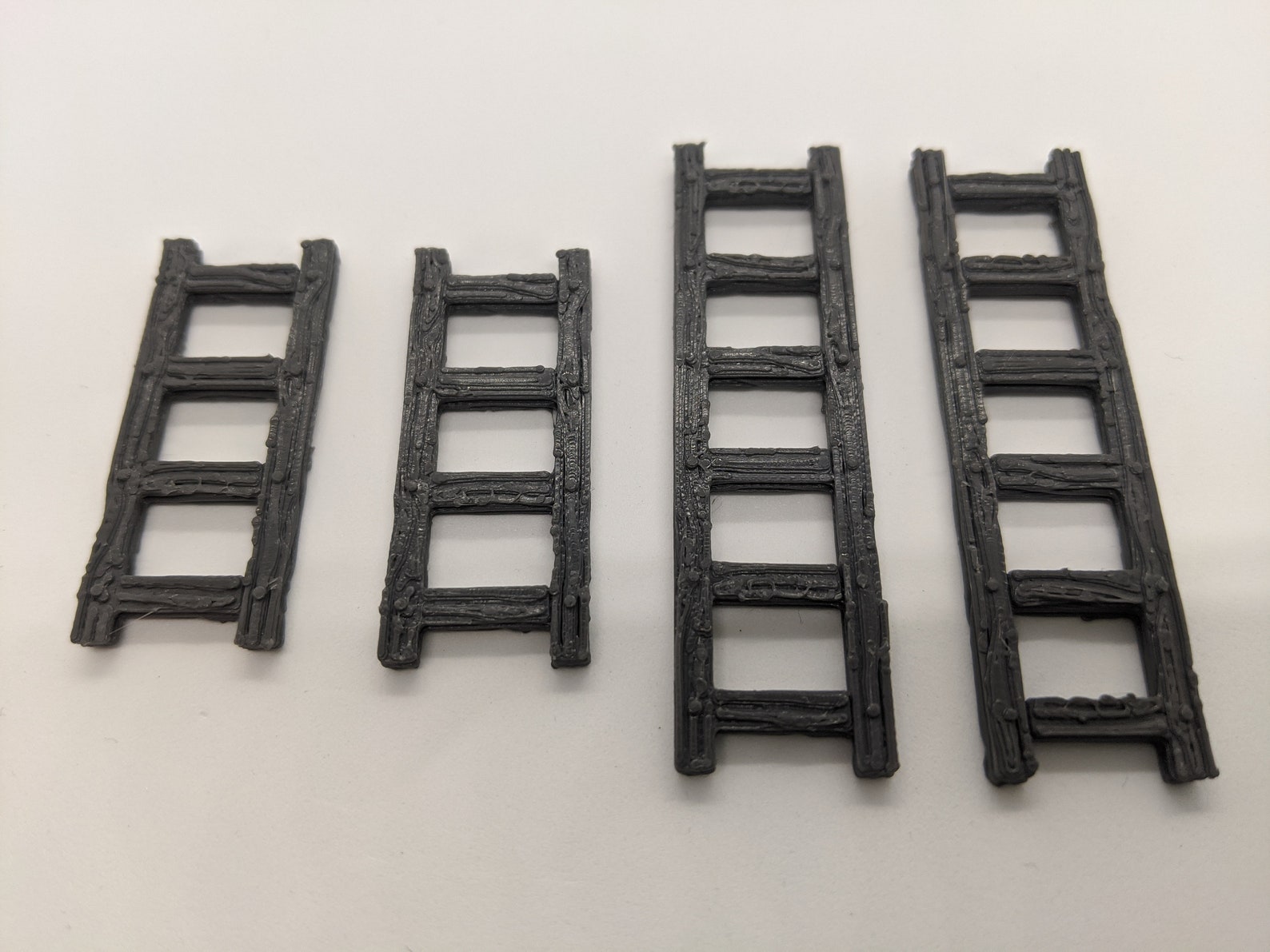 4x Ladders Pack Set | 28mm 1/56 Scale Miniature | Dnd Bolt Action D&D ...
