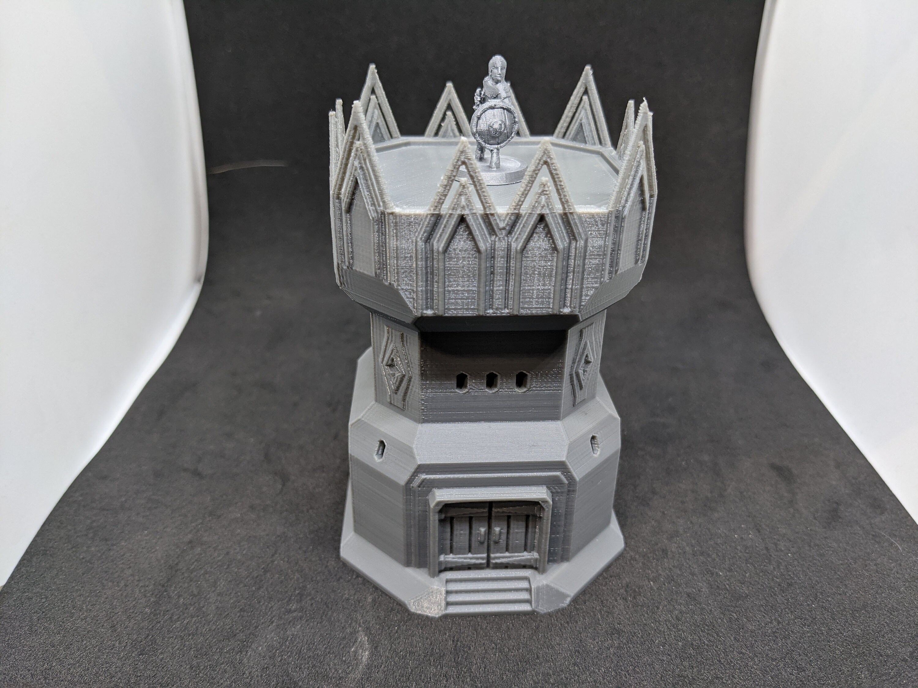 Dwarven Watchtower Building | 28mm 1/56 Scale Miniature Dnd | RPG ...