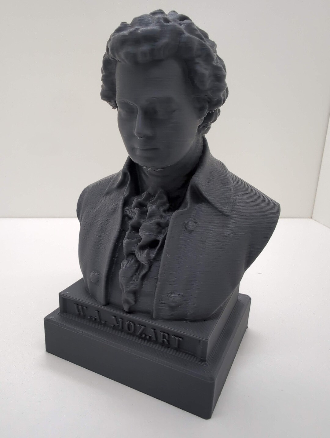 Mozart Bust | Ornament Figure | Paintable Art Model Figurine | Mythical ...