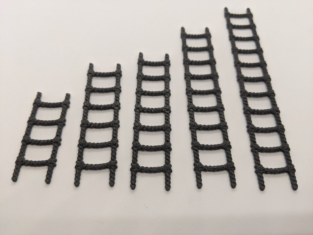 5x Rope Ladders Pack Set | 28mm 1/56 Scale Miniature | Dnd Bolt Action ...