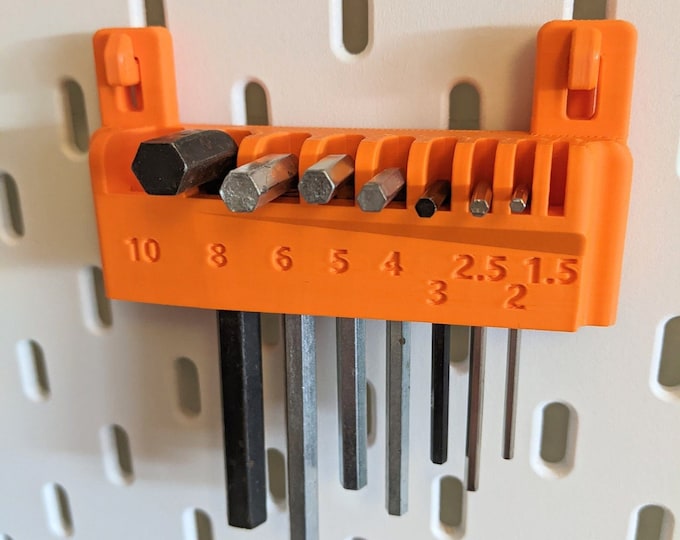 Hex Key Holder | Wall Mounted Allen Wrench Holder | Tool Organizer - Etsy
