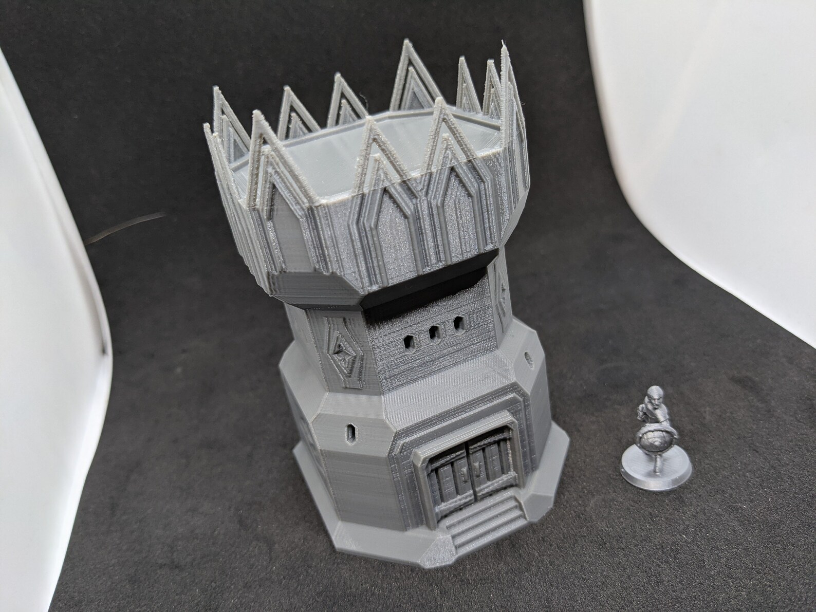 Dwarven Watchtower Building | 28mm 1/56 Scale Miniature Dnd | RPG ...