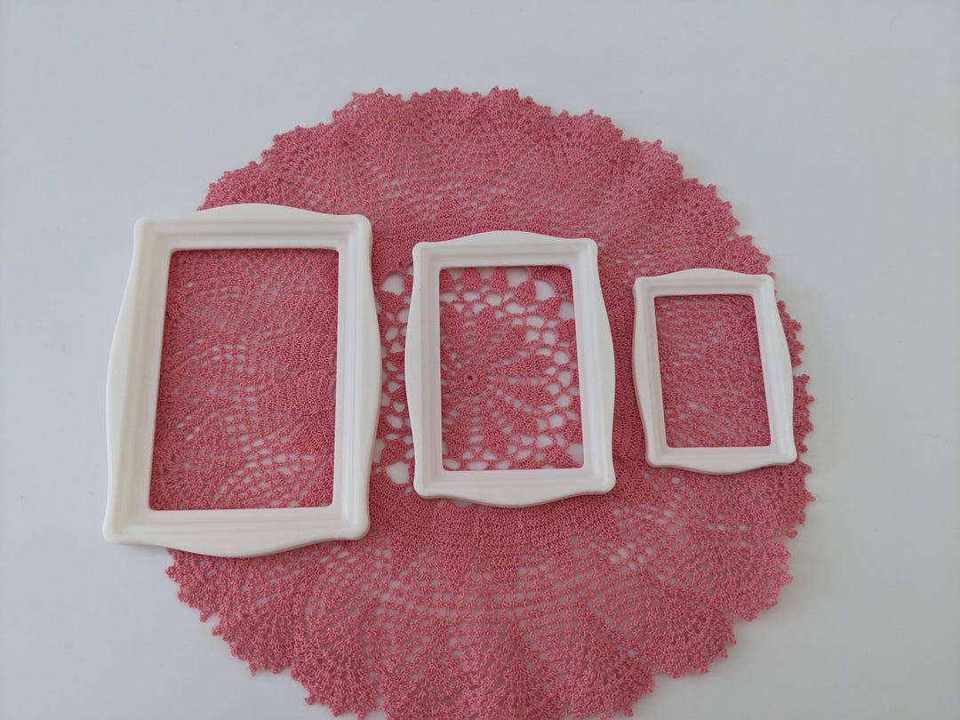 3x Picture Frames in Various Sizes & Designs | 1/6 Scale Blythe BJD ...