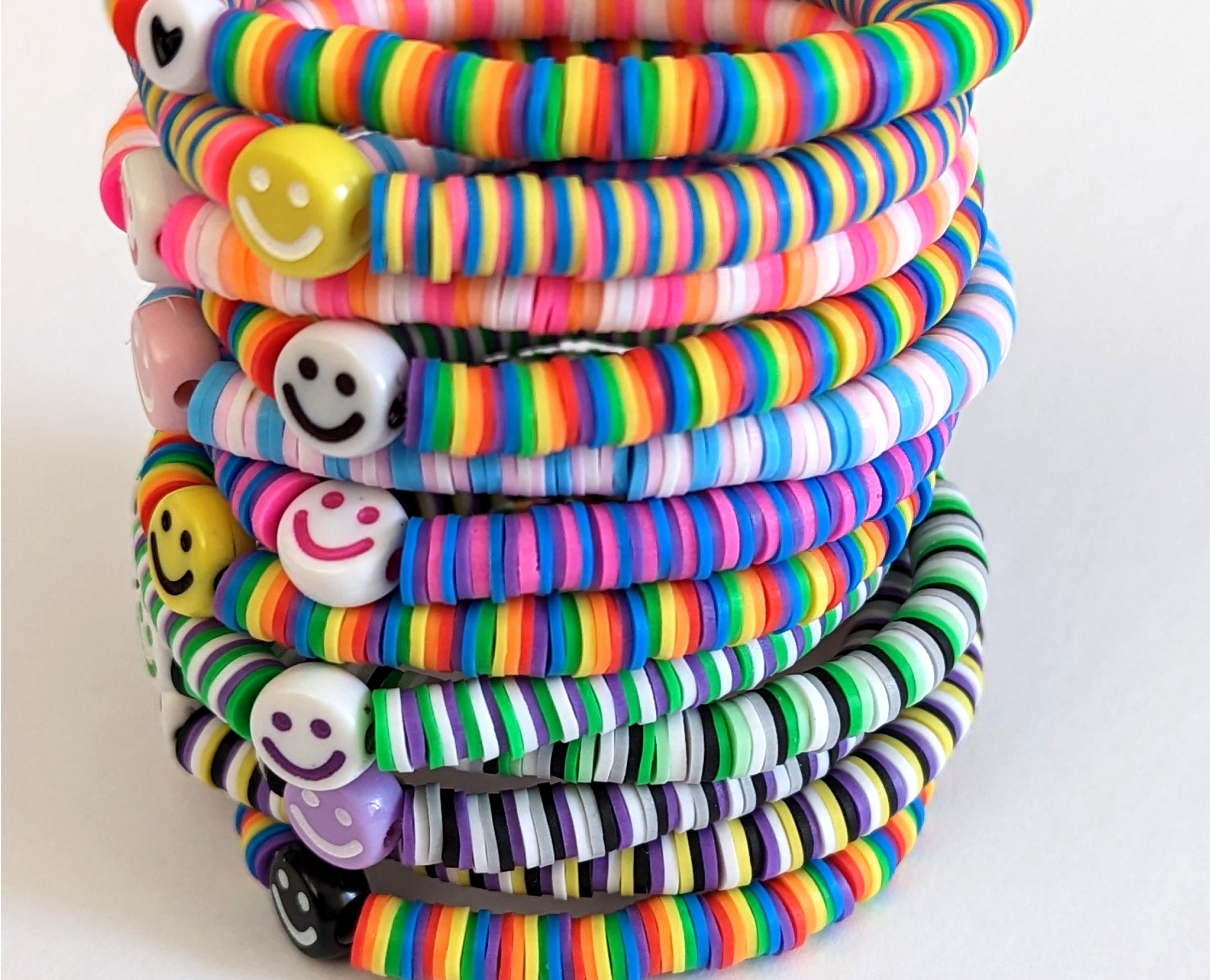 Pride Flags Heishi Beaded Bracelet - Etsy