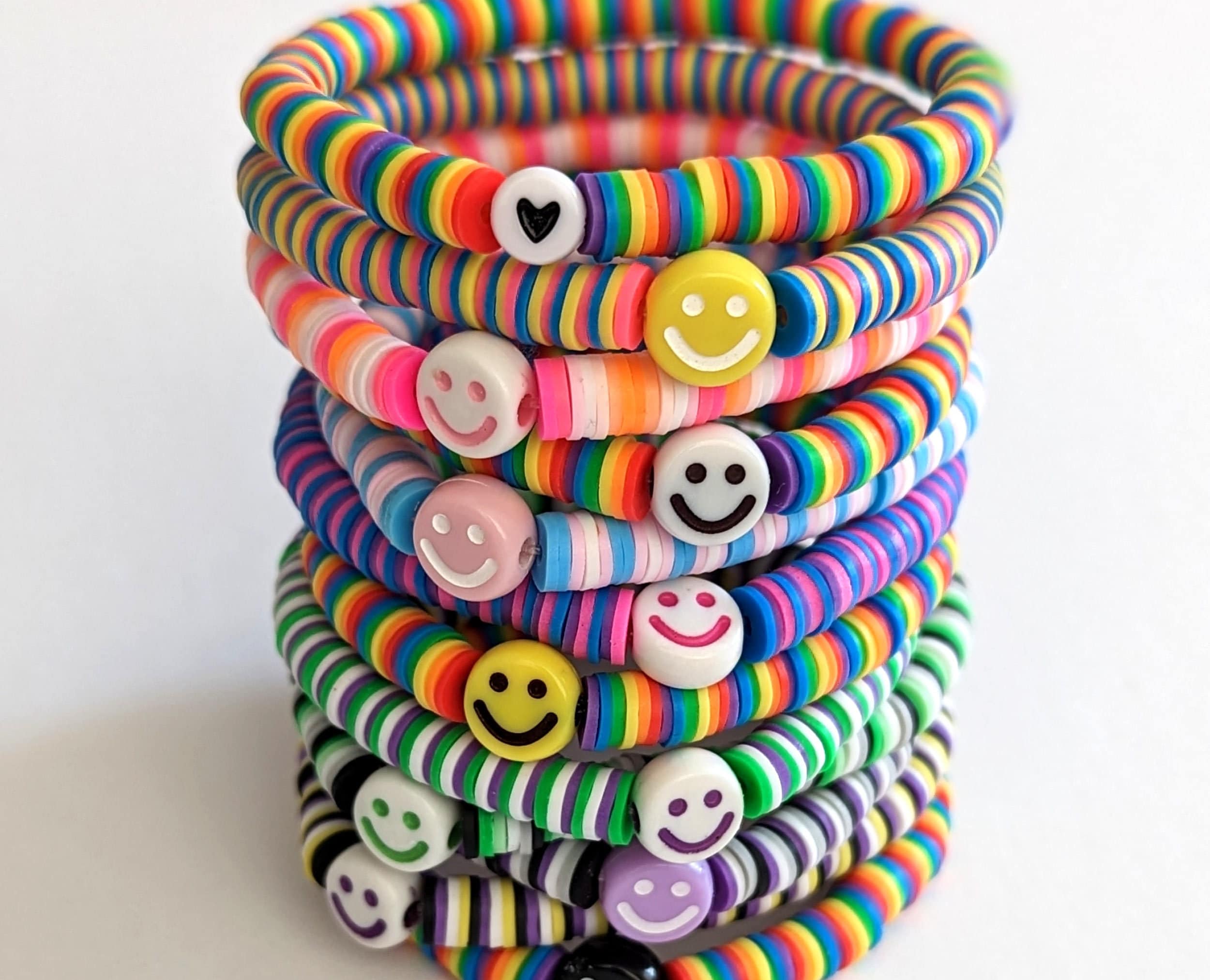 Pride Flags Heishi Beaded Bracelet - Etsy