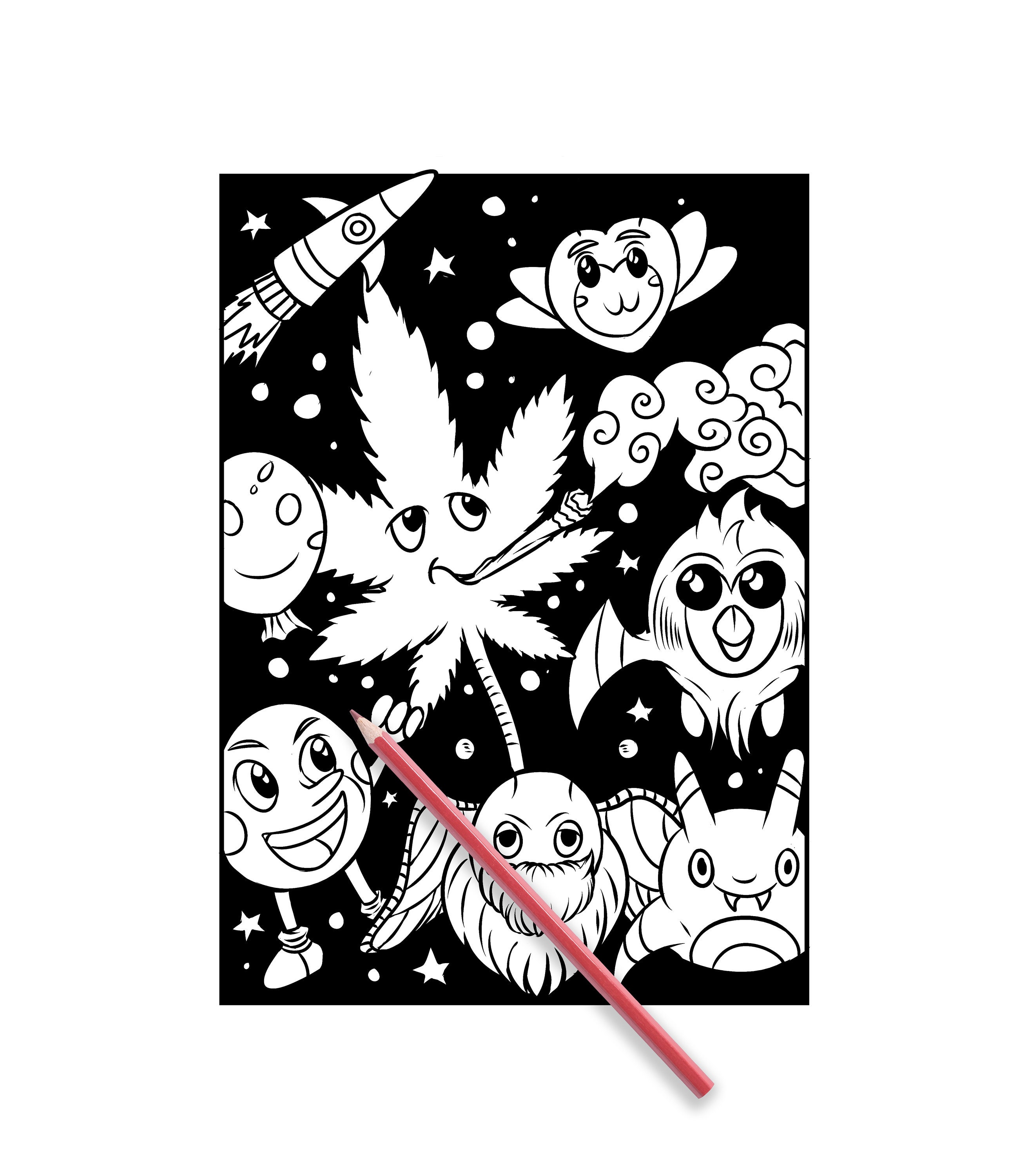 Stoner Coloring Page, Colouring Page for Adults Stoner Coloring Book ...
